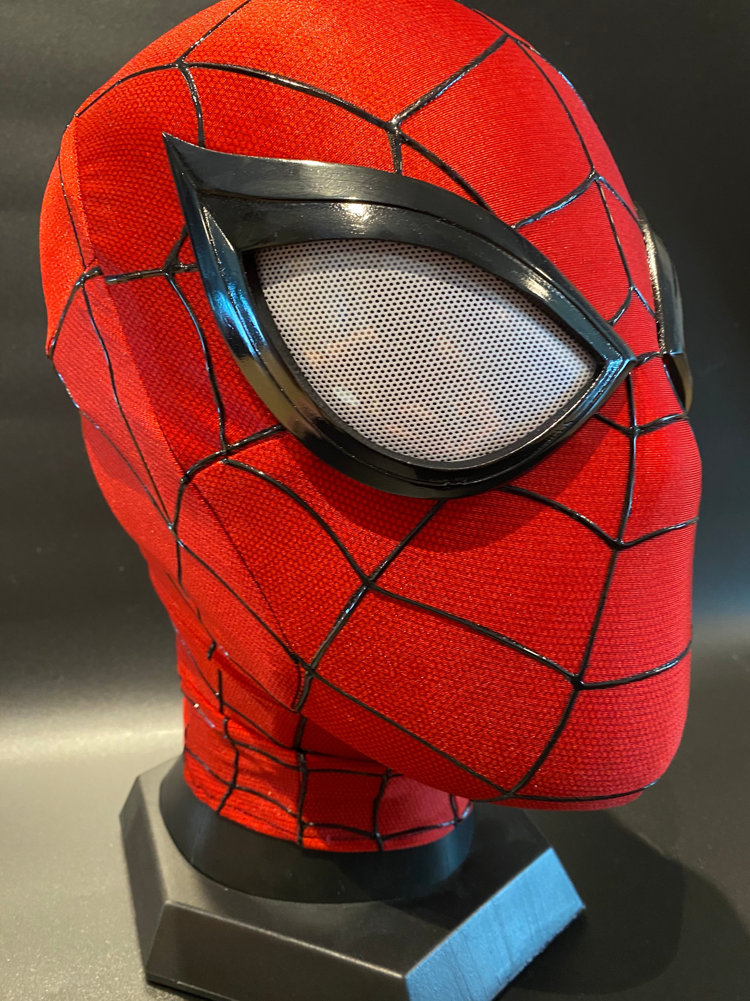 PS4 Spidey Mask with Faceshell and Lenses Wearable Video Game Prop Rep ...