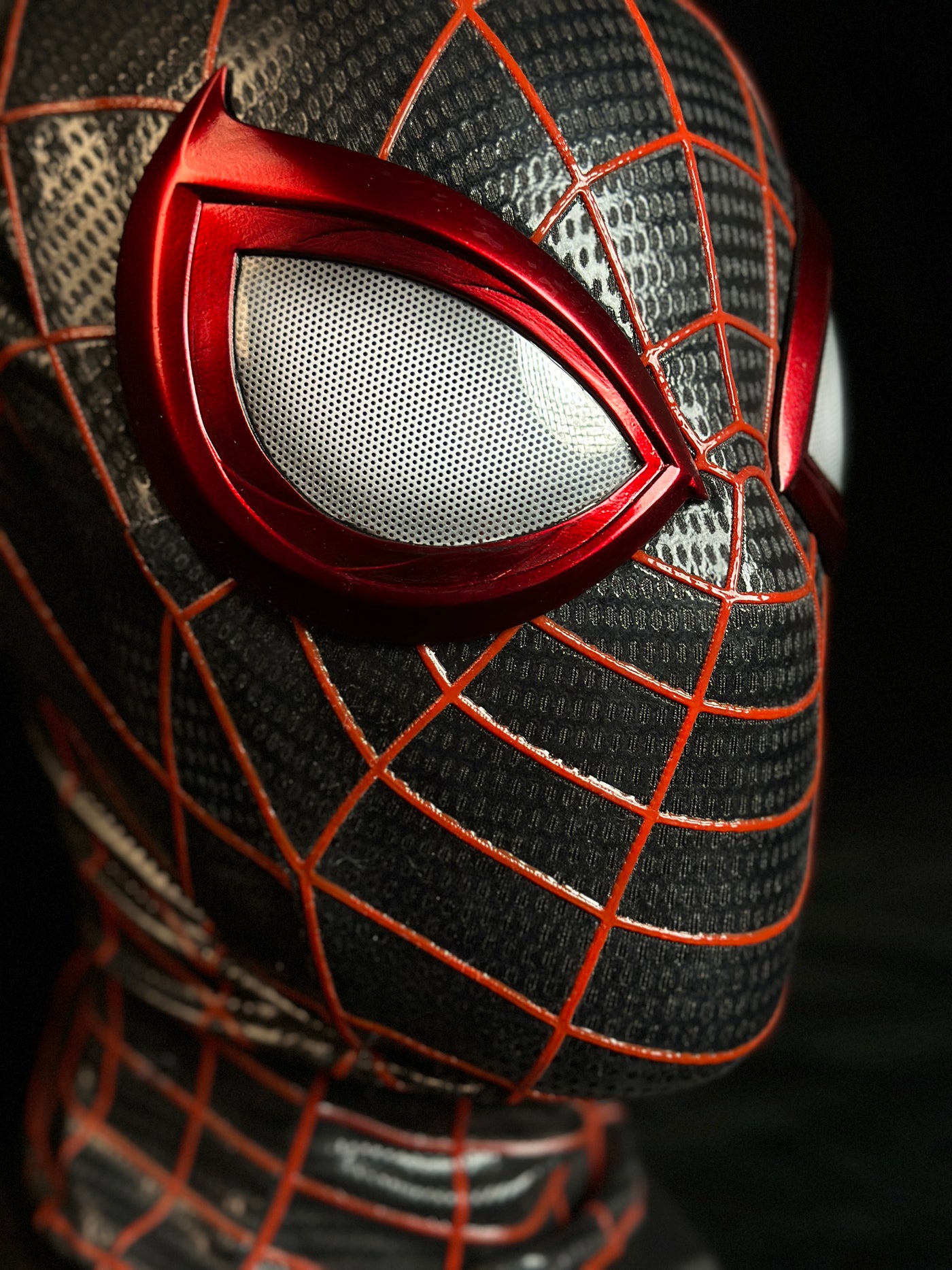 PS5 Spidey Mask with Faceshell and Lenses Wearable Video Game Prop Rep ...