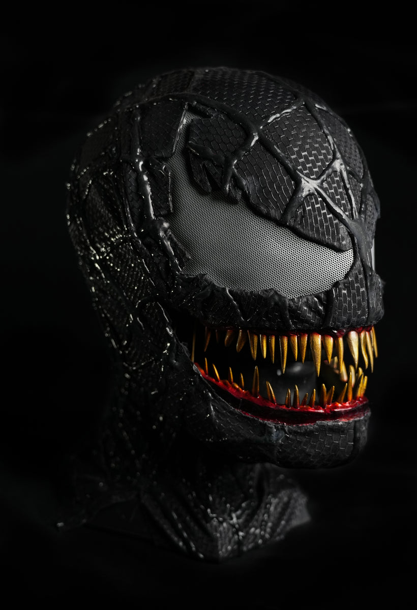 Black Symbiosis Movable Jaw Face Shell Mask – joyydesign